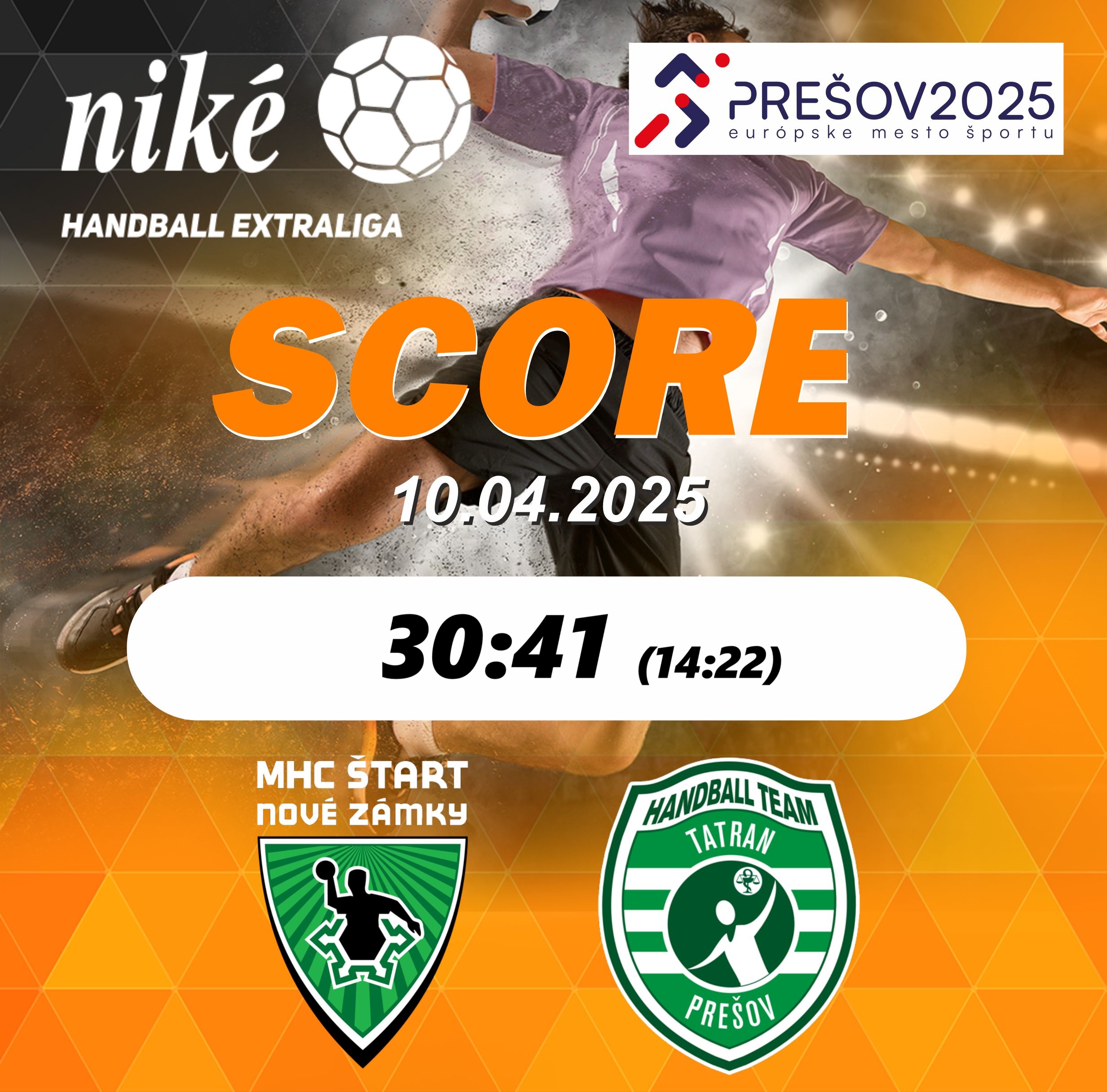 NHE: Tatran výhrou podčiarkol triumf v nadstavbe | Handball Team Tatran Prešov